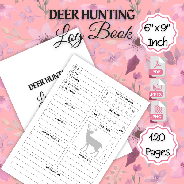 Deer Hunting Log Book