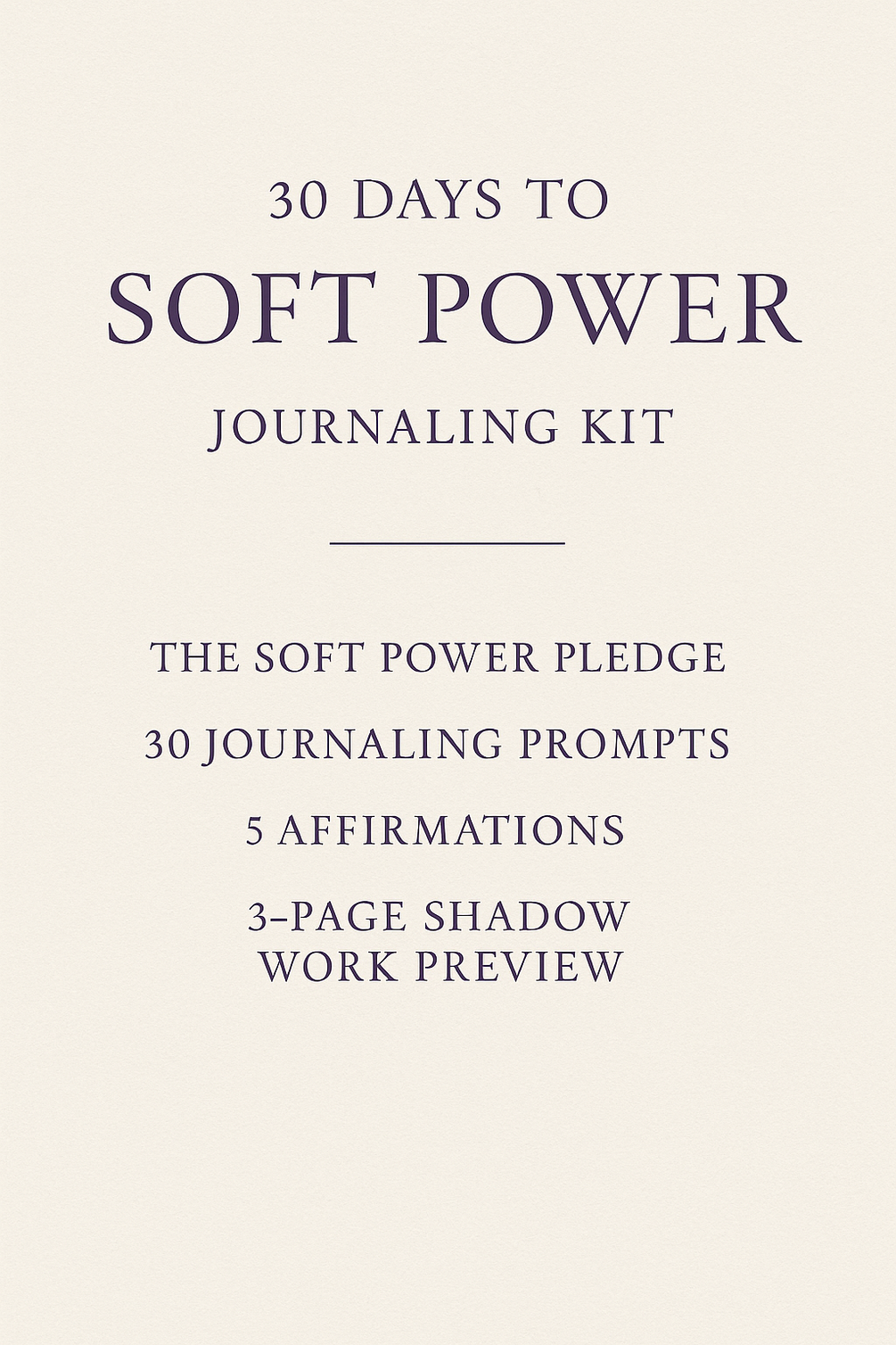 What I Needed to Hear – A 30-Day Journaling Kit