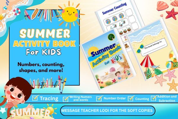 SUMMER ACTIVITY BOOK FOR KIDS _Busy Book