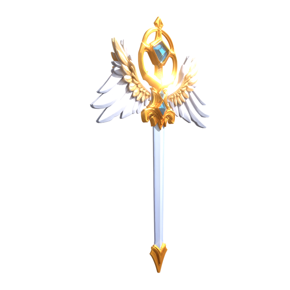 Stylized Knight Sword - Paladin Sword - Celestial Verdict