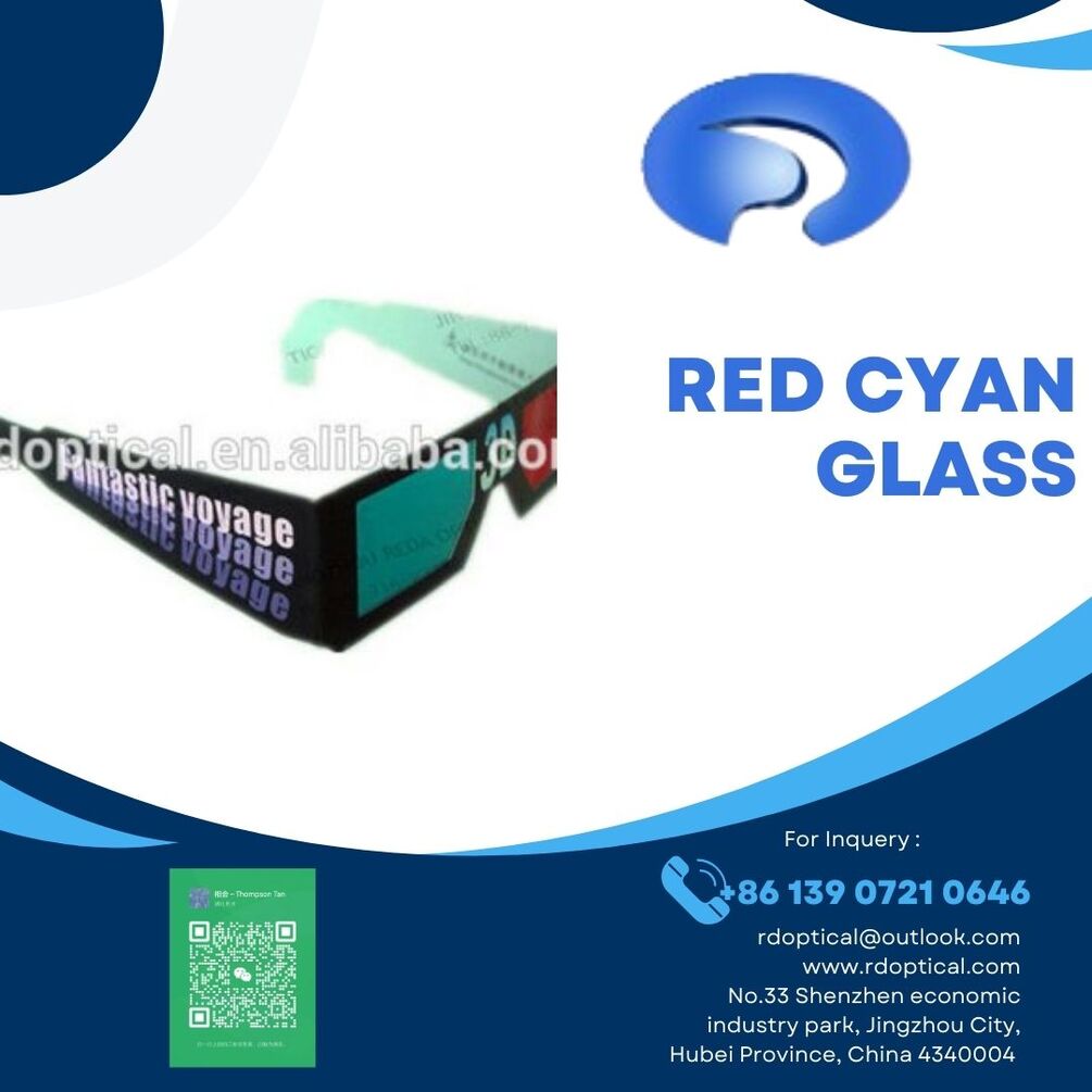 Red Cyan Glass for Stunning 3D Visuals | rdoptical.com