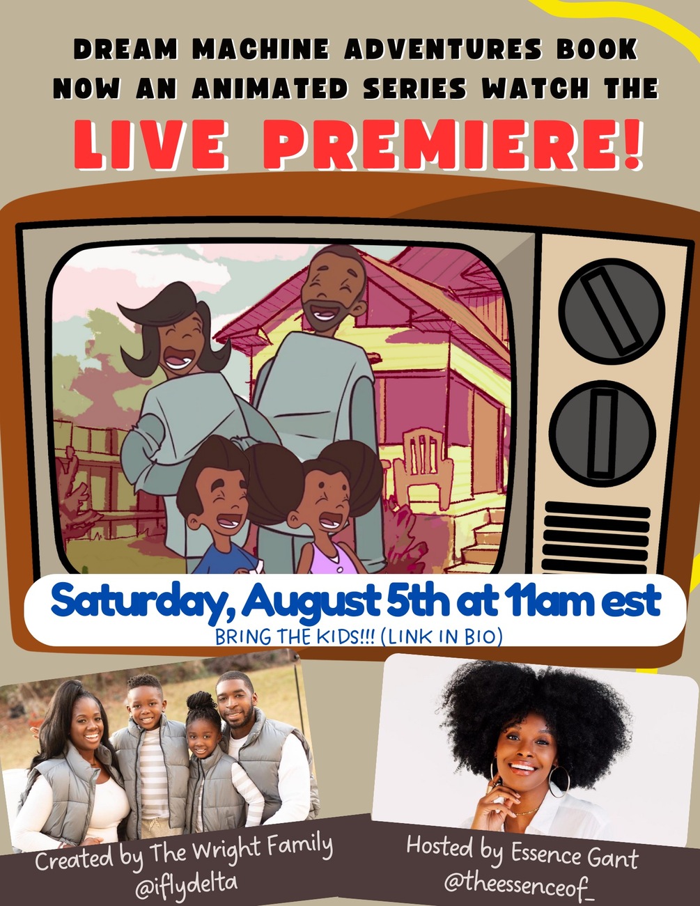 Watch Party! Dream Machine Animated Series LIVE Premiere!