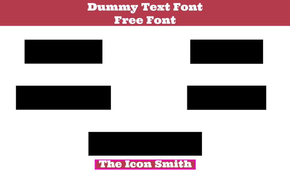 Free Dummy Text Font F93698