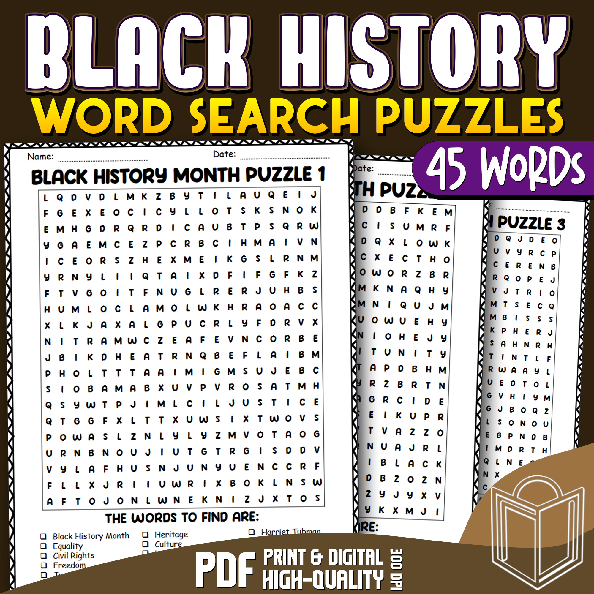 Black History Month Word Search: Celebrate Heritage and Achievements