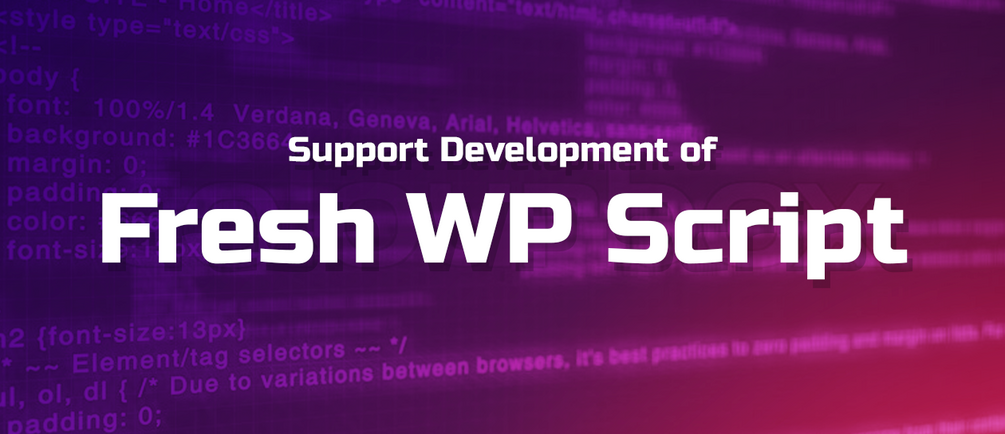 Fresh WP Development Support
