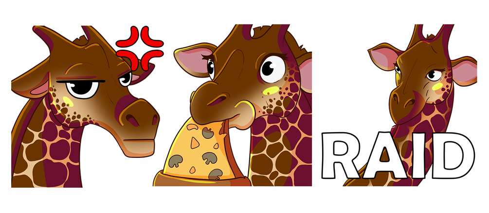 Giraffe Emote Pack