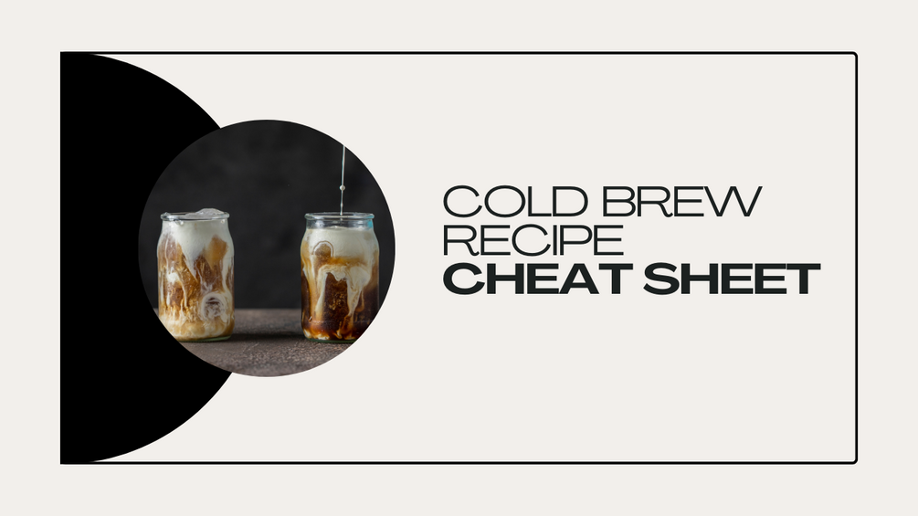 COLD BREW RECIPE CHEAT SHEET