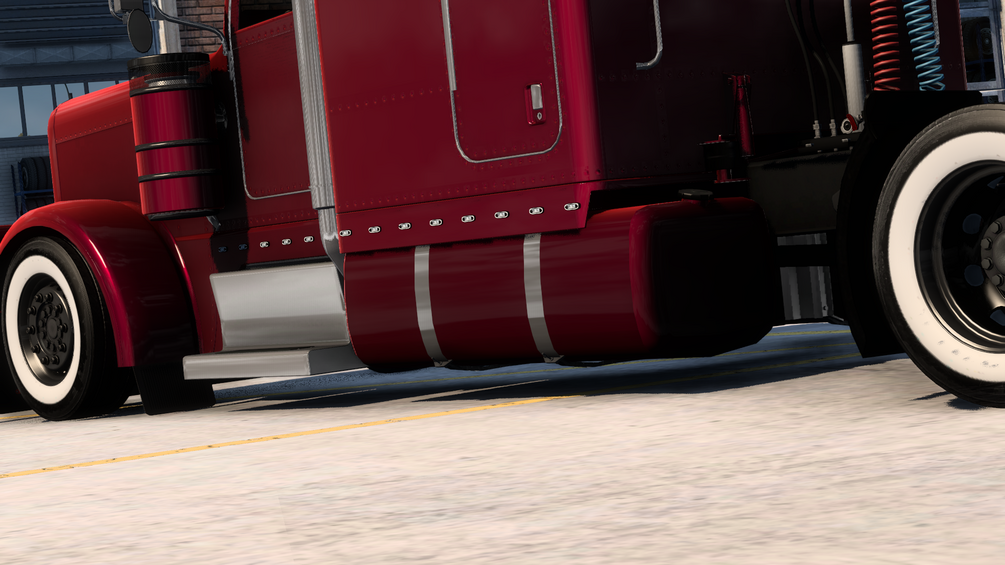 ATS - SCS Peterbilt 389 Painted Square Tank