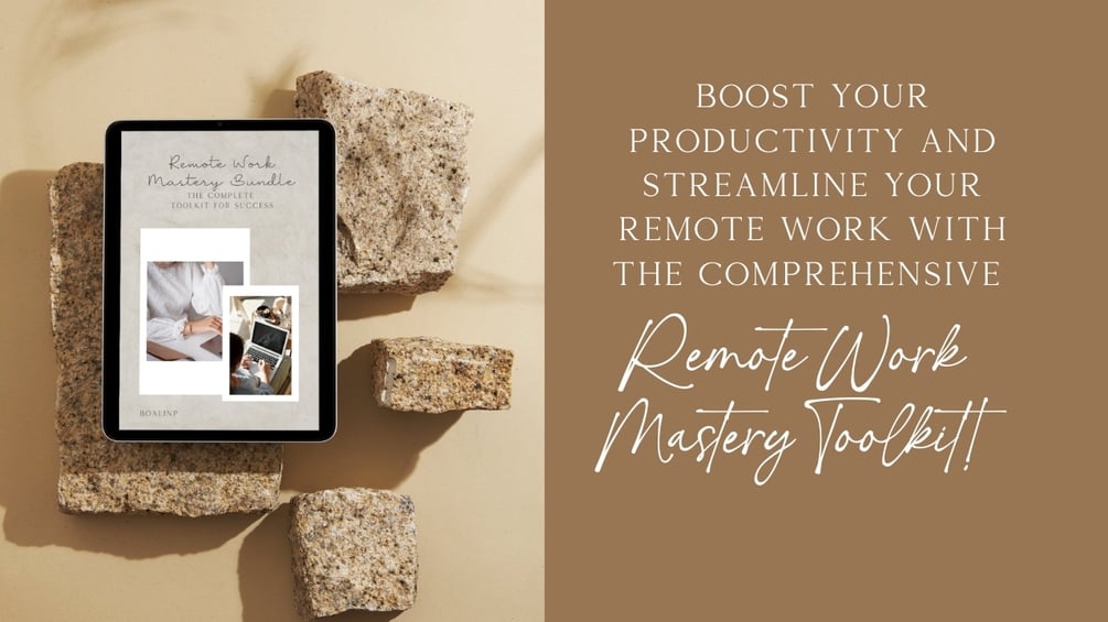 Remote Work Mastery Bundle The Complete Toolkit for Success