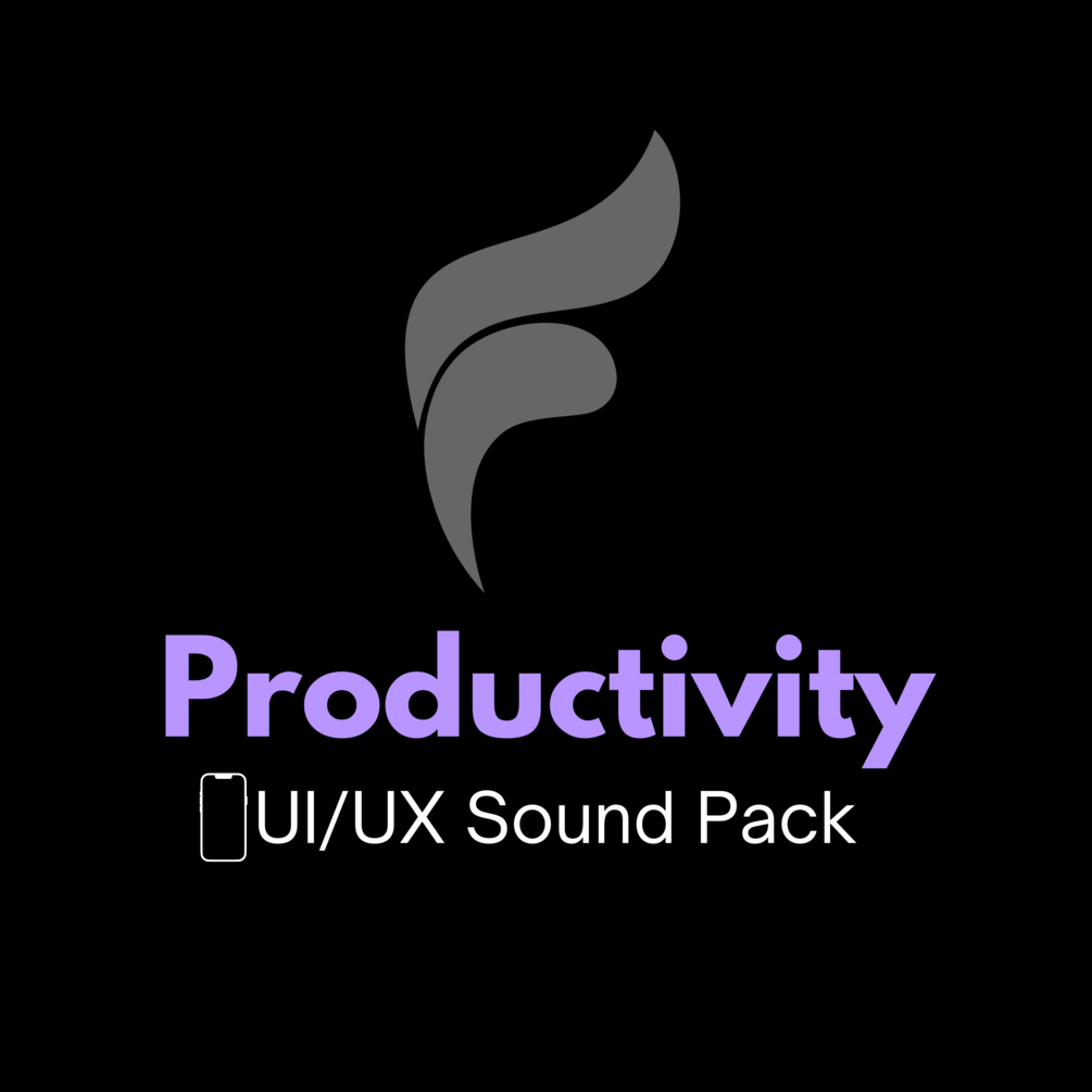 Productivity App UI/UX Soundpack