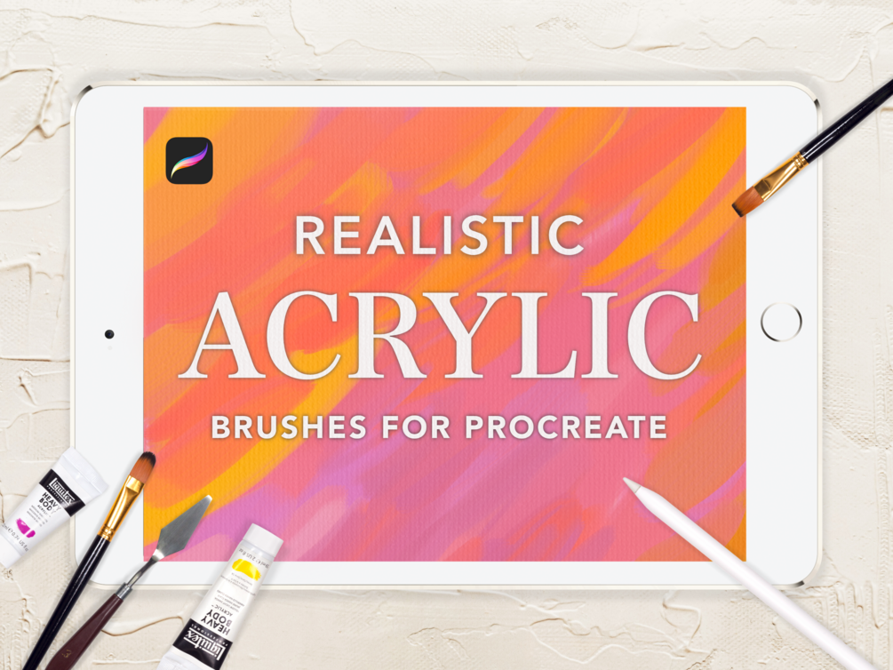 Procreate Realistic Acrylic Brushes