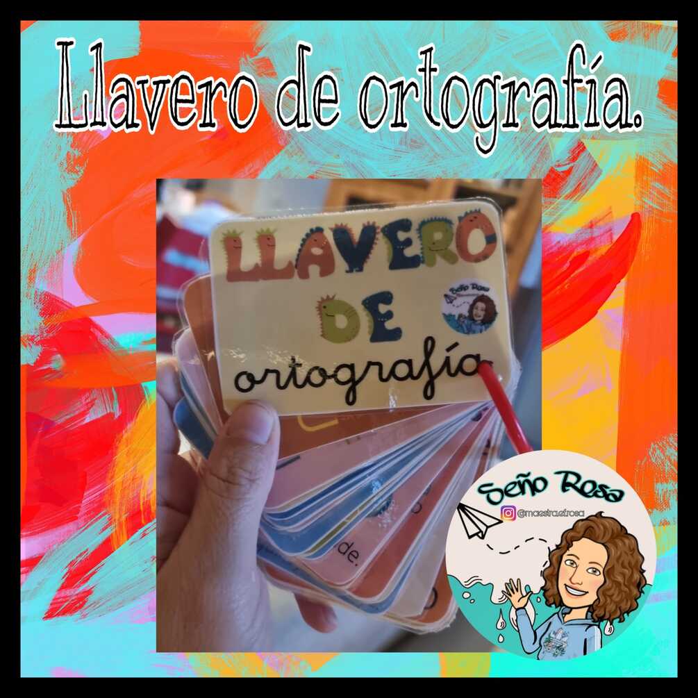 Llavero de ortografía