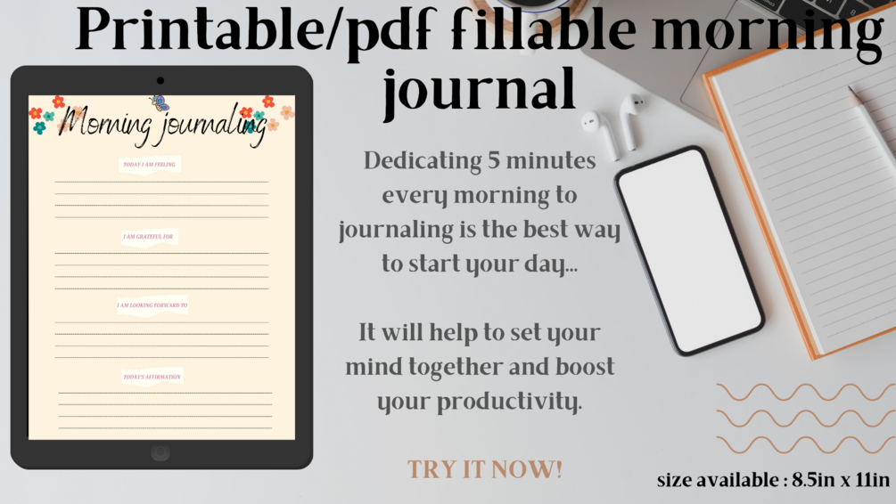 PRINTABLE MORNING JOURNAL