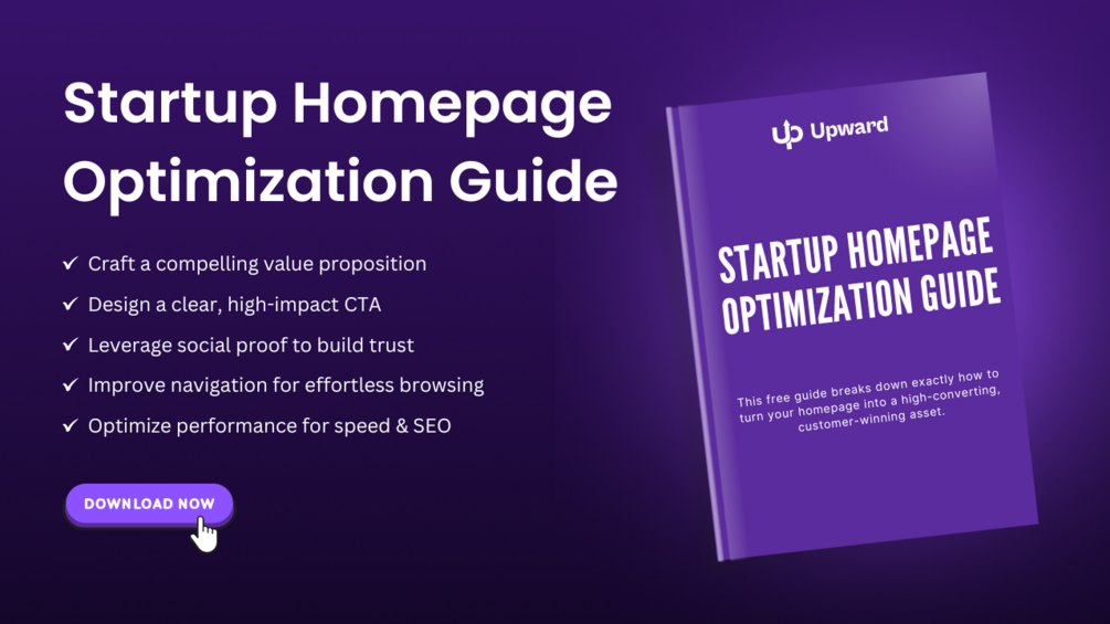 Startup Homepage Optimization Guide
