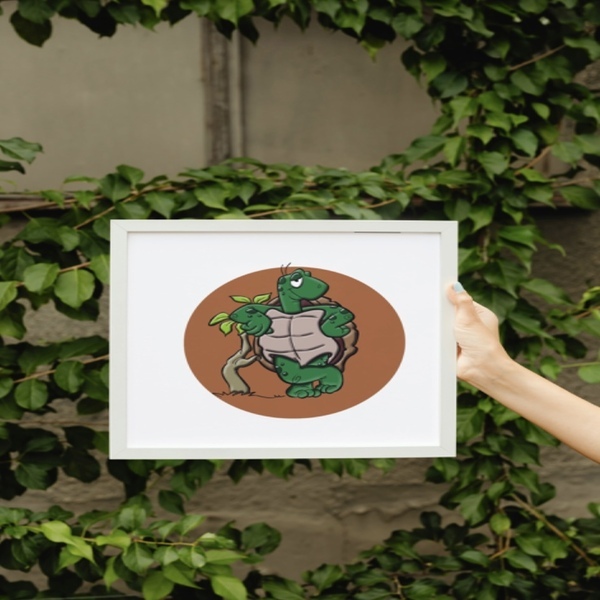 Cool Turtle Vibe Art