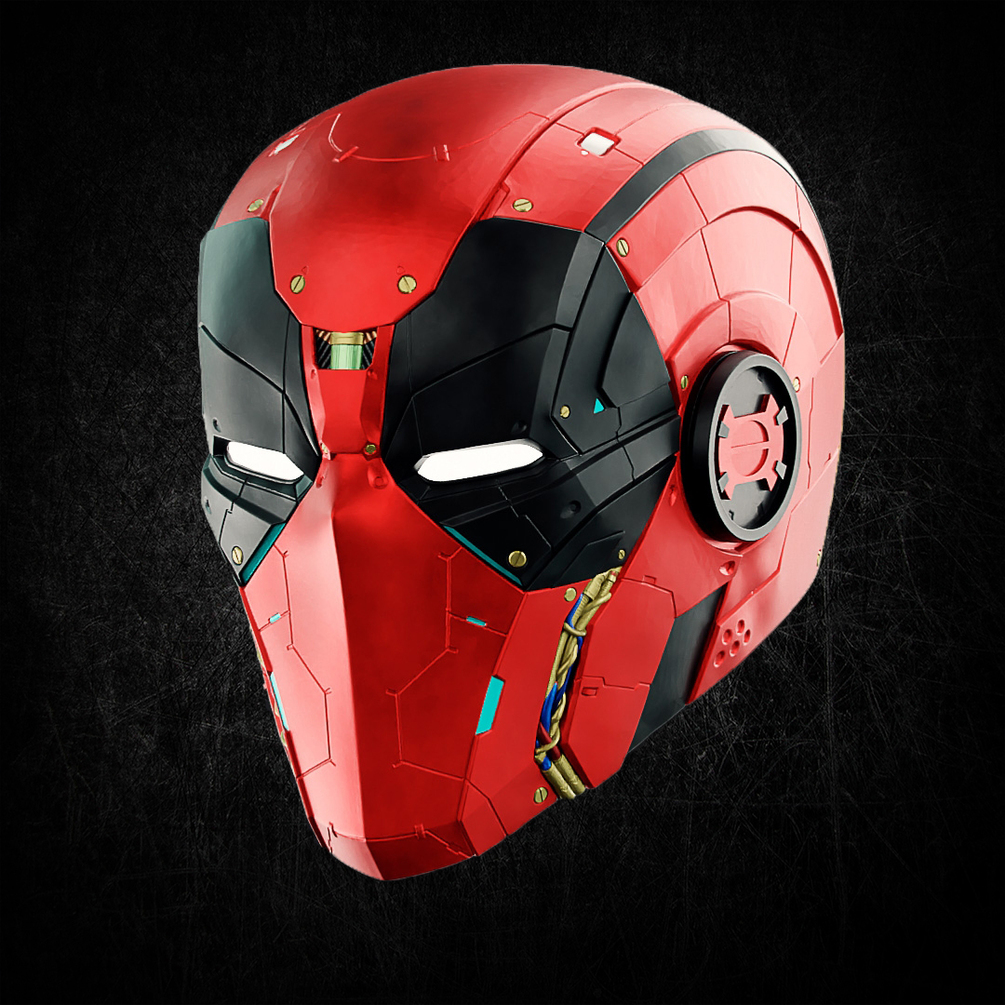 Design Cyber Punk Deadpool Mask Premium - STL File High Quality 3D ...