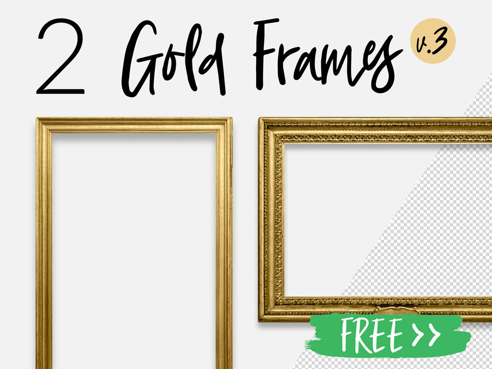Free Gold Frames v3
