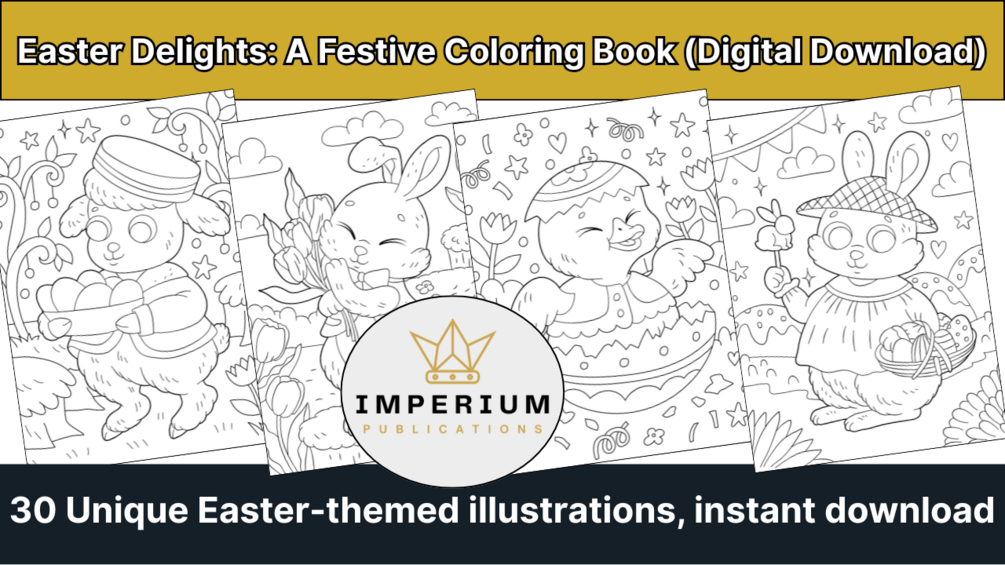 Easter Delights: A Festive Coloring Book