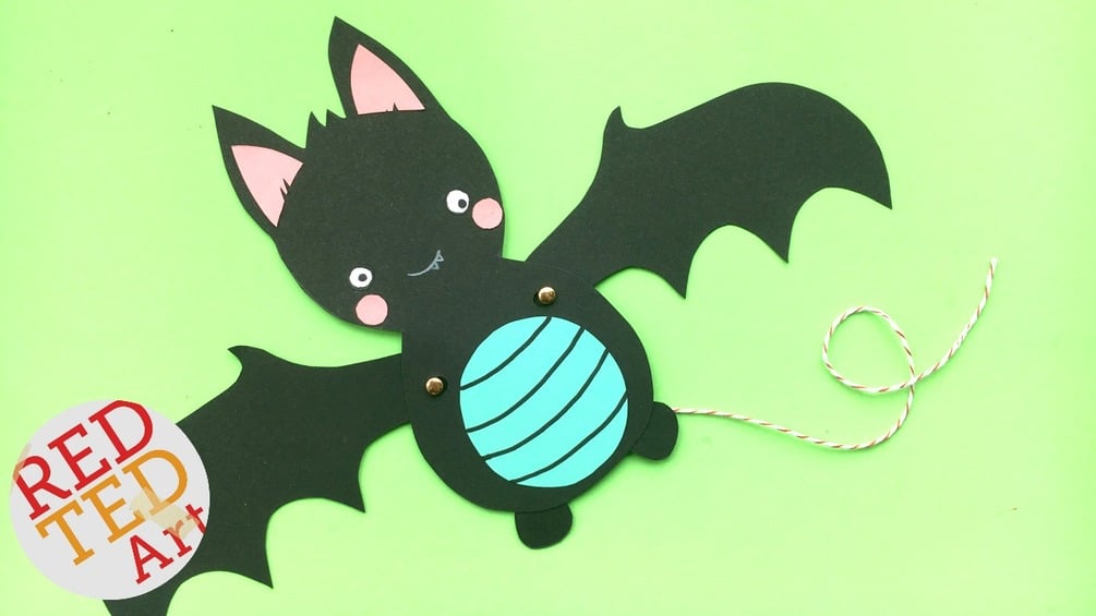 Bat Puppet Template