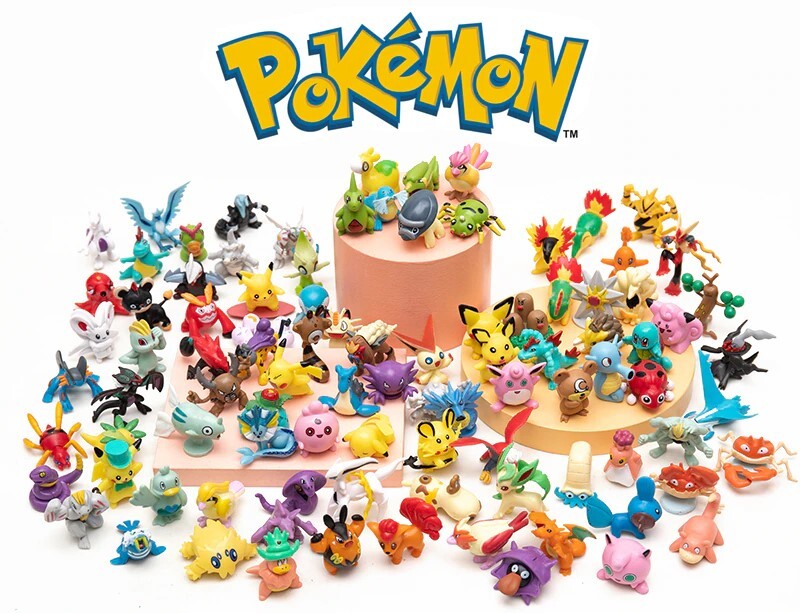 Pokemon Go New 2023 Series Mini Figures Toys Pack of 24 Pcs In Package