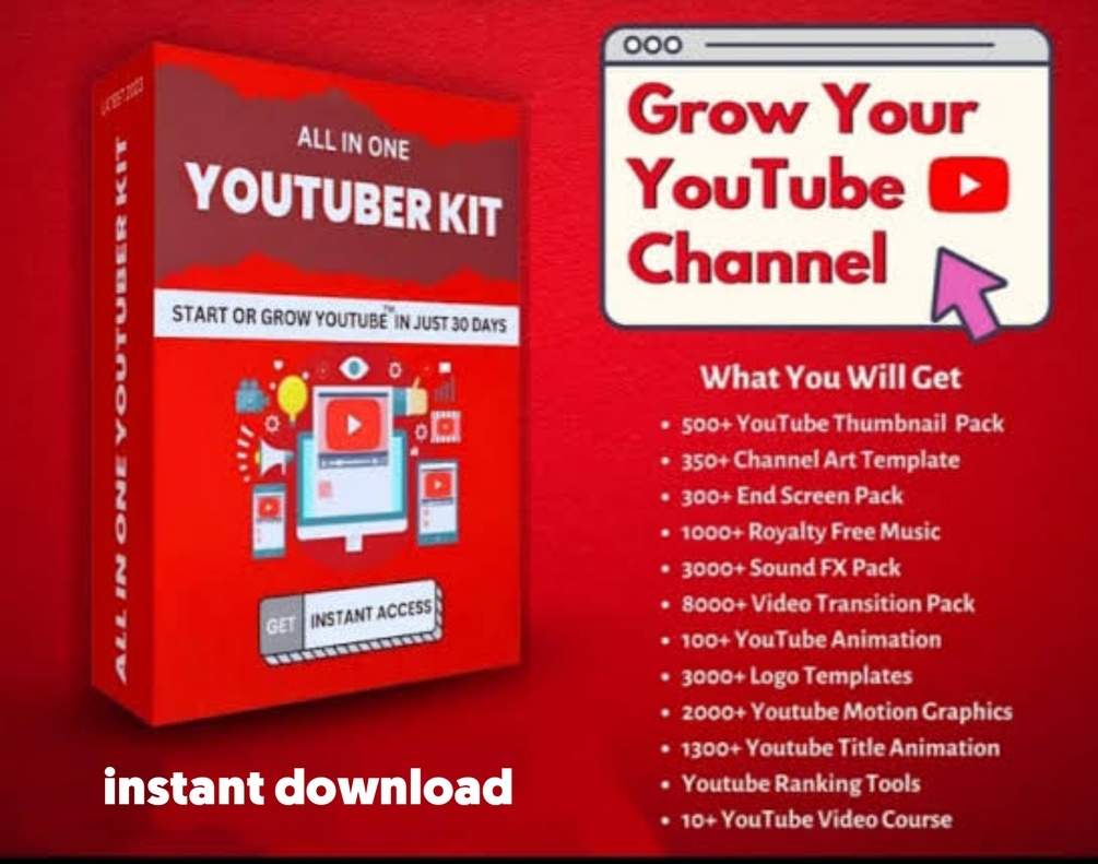 All-in-One YouTube Growth Kit Master Subscribers, Views & SEO