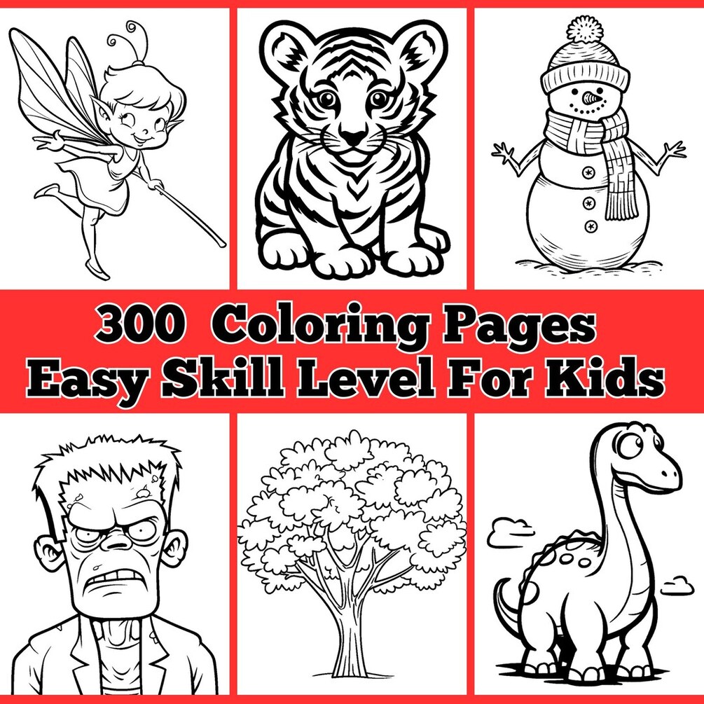 Pages 300 kids coloring