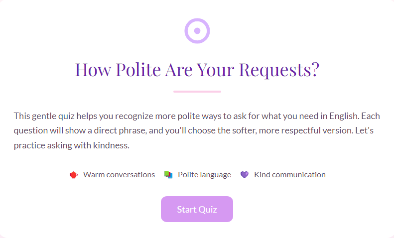 Polite English Quiz for ESL Learners – 10 Questions to Practice ...
