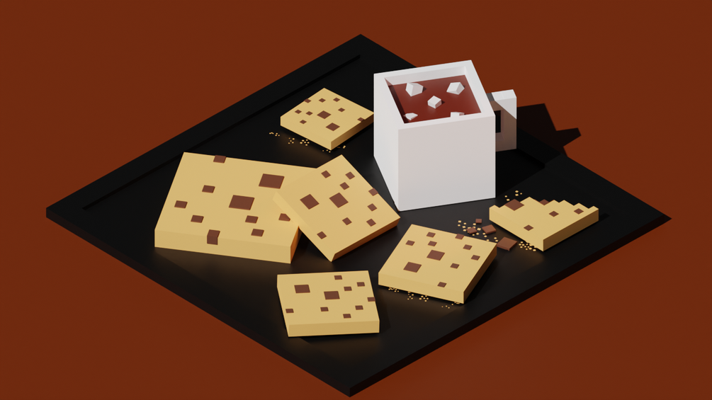 Proyecto Cafe con Galletas en Blender