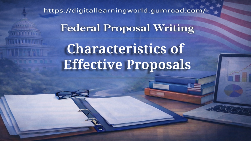 Federal Proposal Writing | Lesson 03 | Characteristics of Effective ...