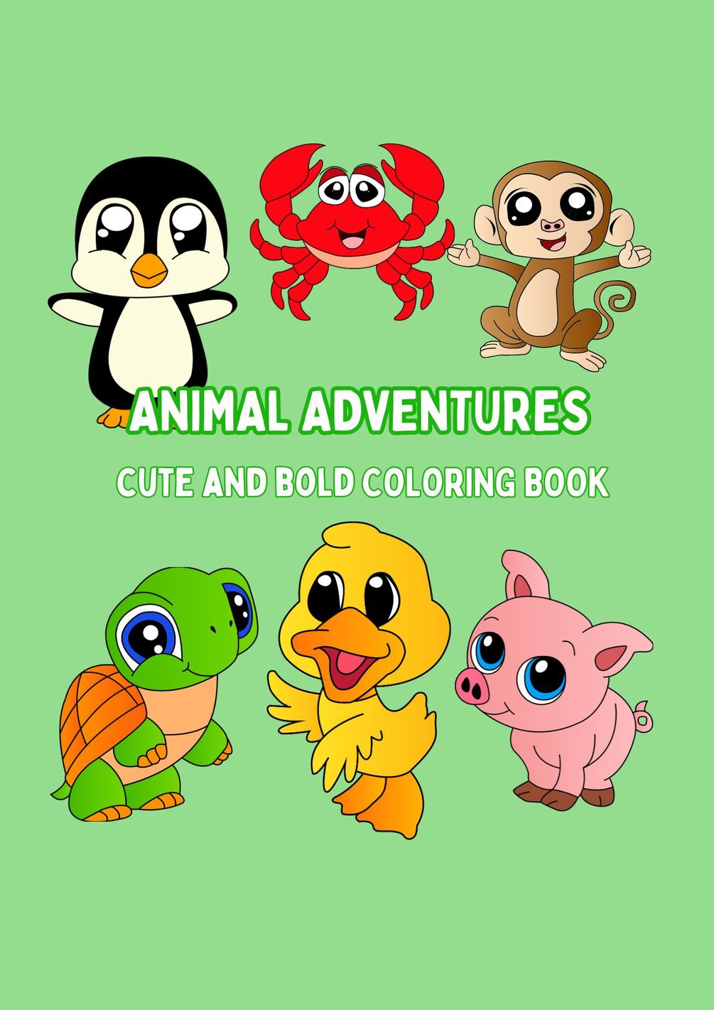 Animal Adventures Coloring Book