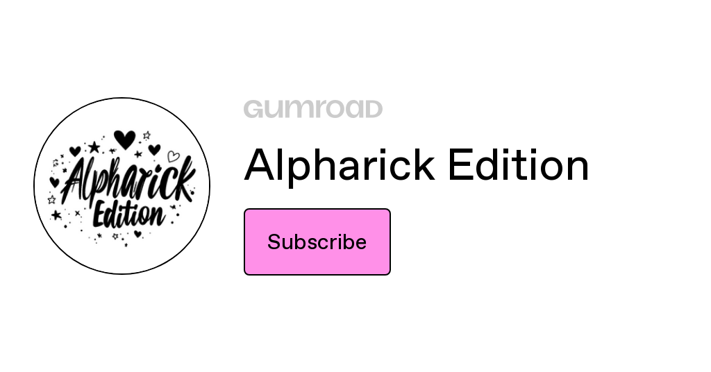 Alpharick Edition