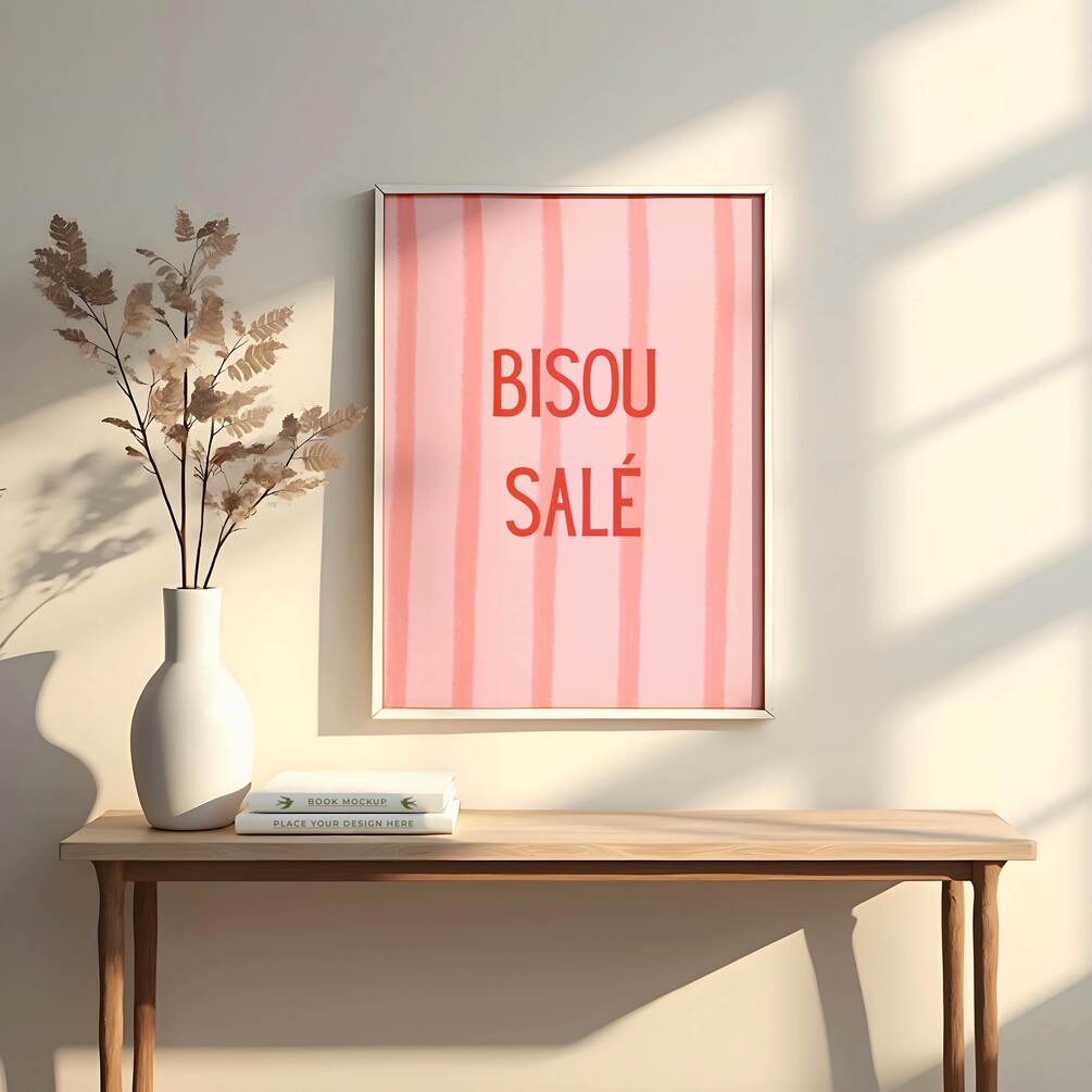 Affiche Bisou salé