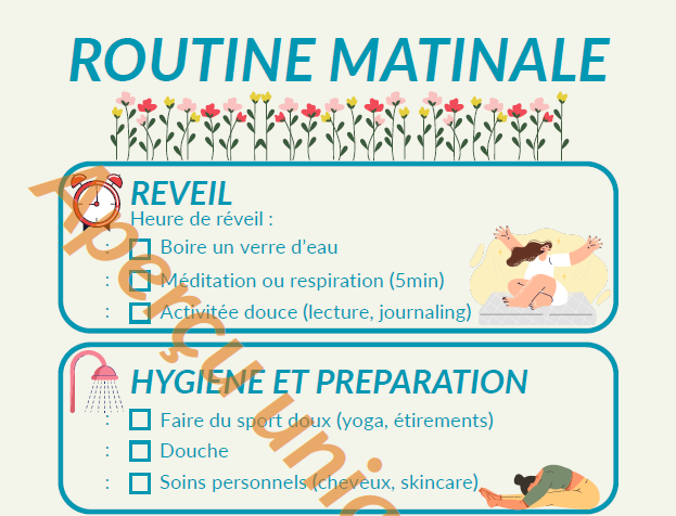 Routine matinale