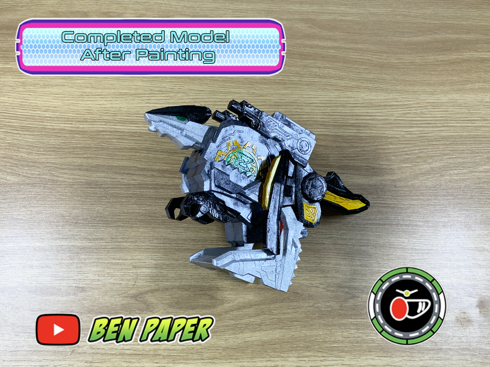 ZenKaiju Gear Papercraft Template File (Kit File + Pdo File)