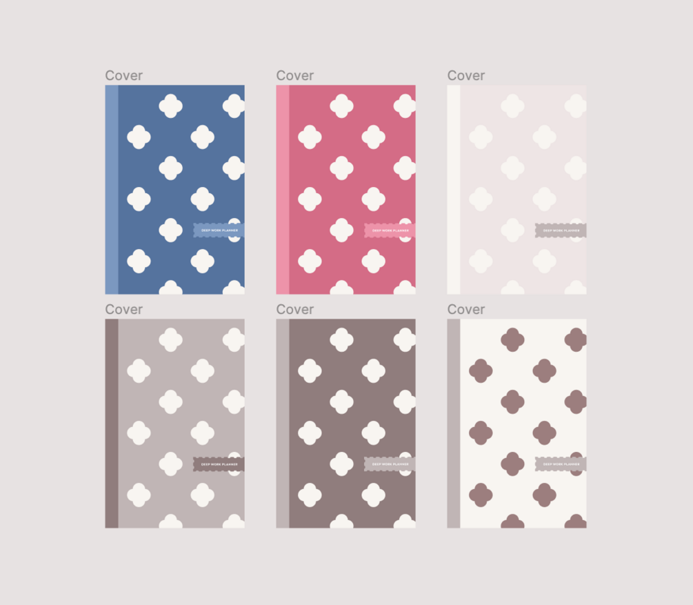 Deep Work Digital Planner • Grid Space Journal Notebook • Minimal ...