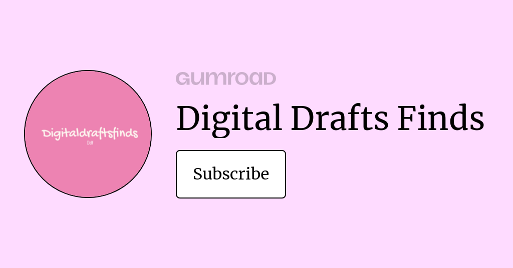 Digital Drafts Finds