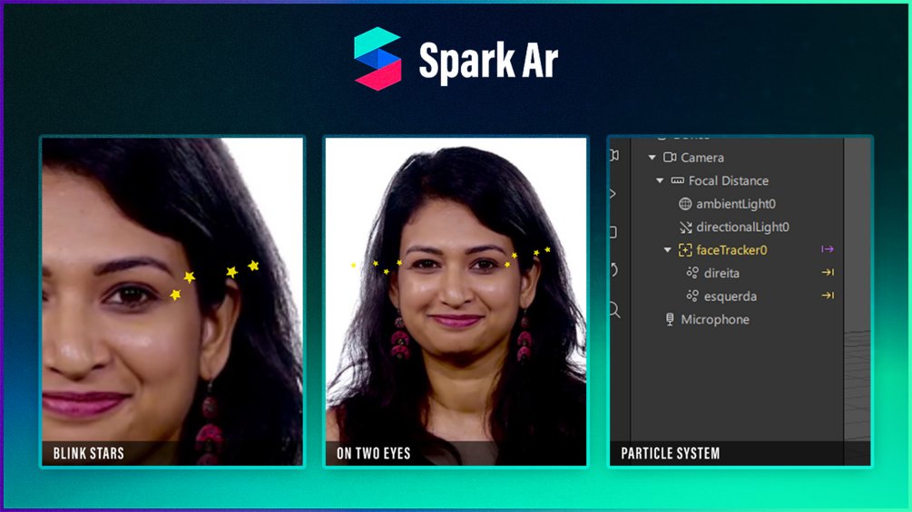 Blink Stars / Piscar Estrelas - Spark AR