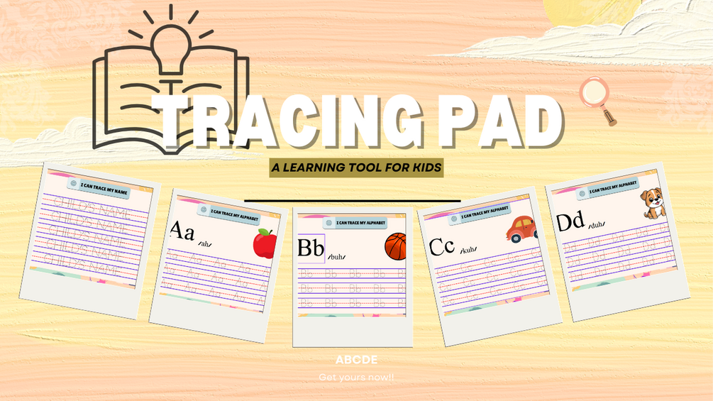 Tracing Book for Kids Editable in Canva