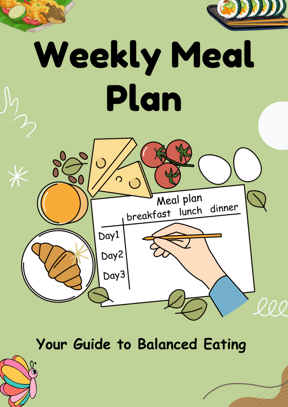 Complete 1-Week Meal Plan: Fitness, Portion Control, and Easy Meal Prep ...
