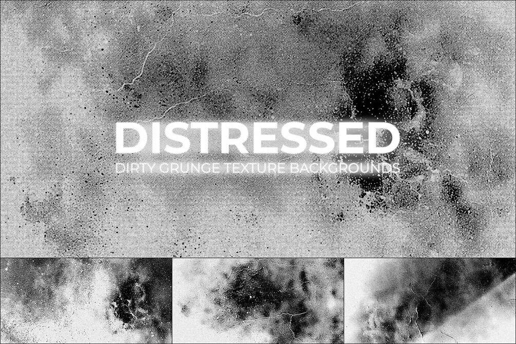 Dirty Grunge Distressed Texture Backgrounds