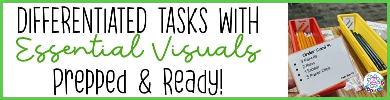 MEGA BUNDLE of 64 Dollar Store Vocational Work Task Boxes with Visuals ...