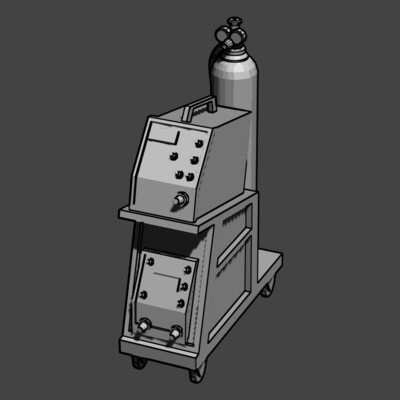 3D Model - Diorama - Welder