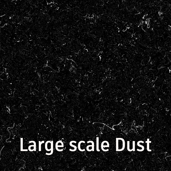 Large-Scale Dust Textures