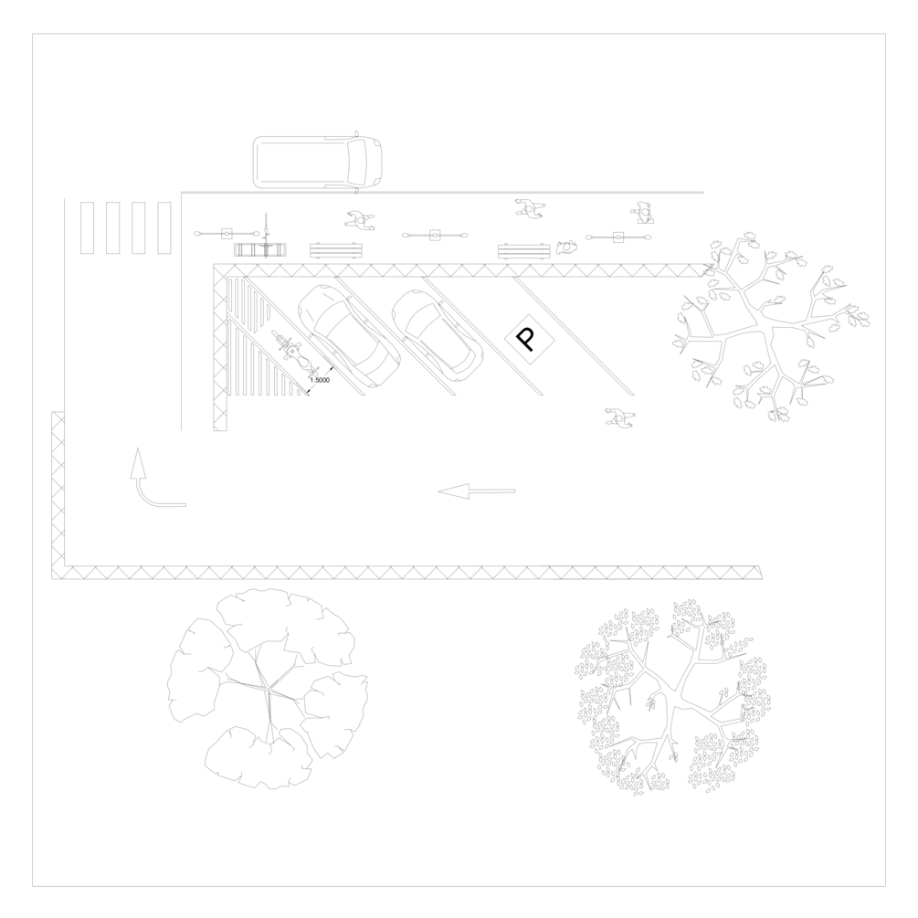 Free AutoCAD Parking CAD Blocks (DWG)