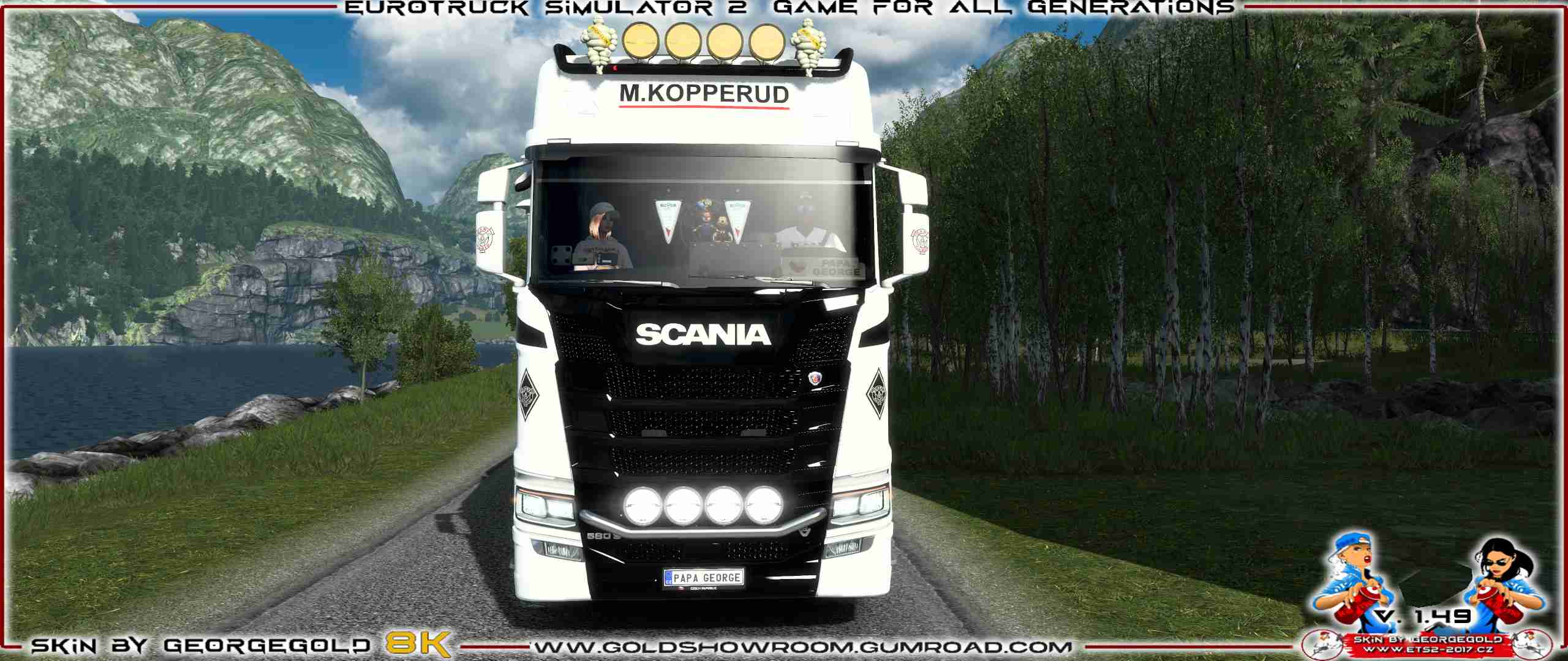 ETS 2 Skin Combo Scania S NG M.Kopperud