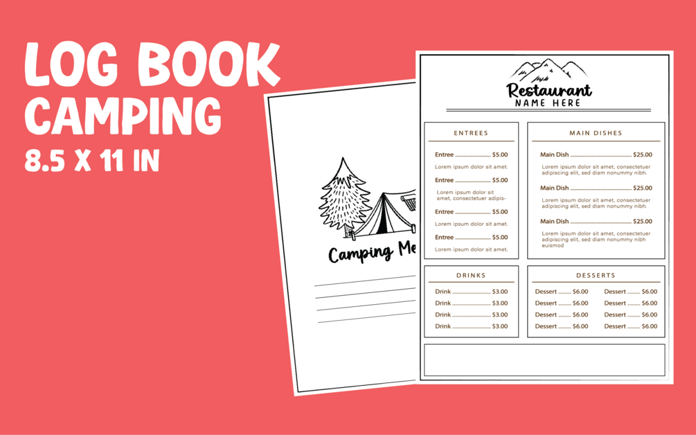 Camping Log Book