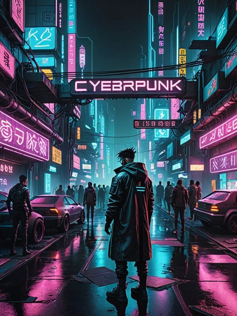 Neon Dystopia: Explore Futuristic Cyberpunk Worlds #CyberpunkArt # ...