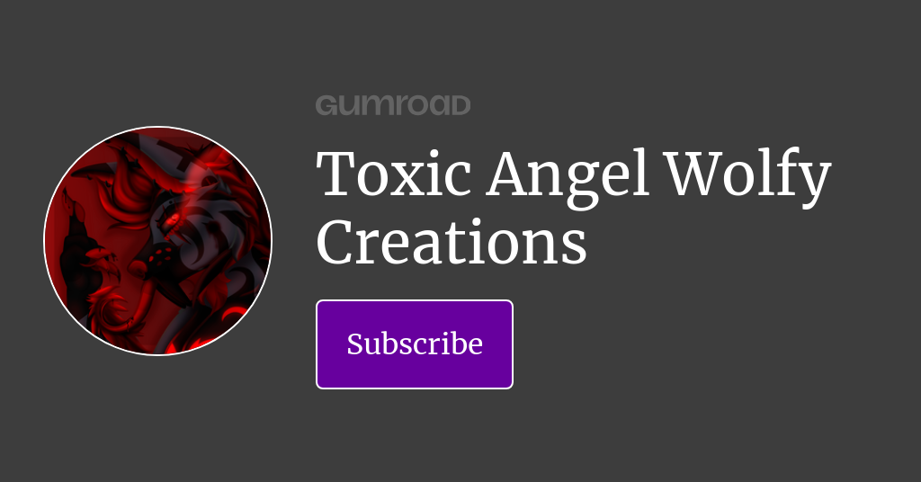 Toxic Angel Wolfy Creations