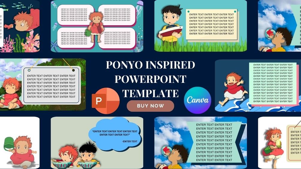 PONYO INSPIRED PPT TEMPLATE