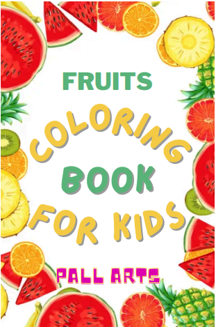 Fruits Coloring Book for Kids